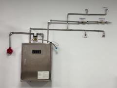 Sistema automático de extinção de incêndio de cozinha eletromagnética inteligente