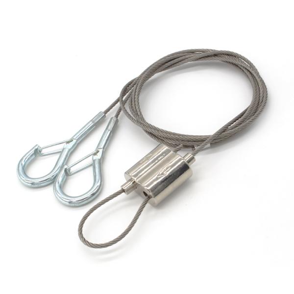 Quality Customizable Looping Gripper Wire Rope Hanging Kit For LED Panel Lights for sale