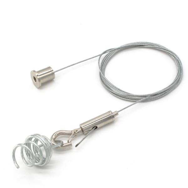 Quality Customizable Looping Gripper Wire Rope Hanging Kit For LED Panel Lights for sale