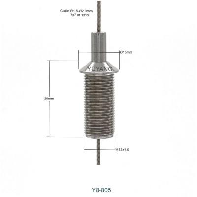 중국 맞춤형 조절 가능한 하단 출구 잡기 스틸 로프 항공기 케이블 잡기 판매용