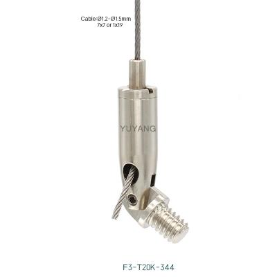 China 1 / 4-20 Thread Steel Wire Gripper 180 Degree Movable Jointed Grippers Swingable for sale