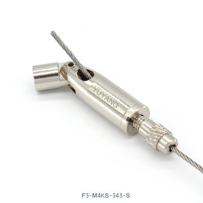 China M4 Internal Thread Wire Rope Gripper 180 Degree For Spotlights F3-M4KS-343-S for sale