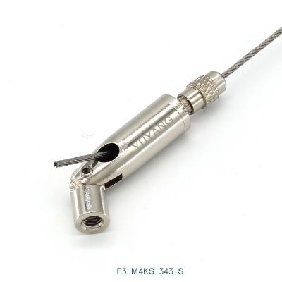 China M4 Internal Thread Wire Rope Gripper 180 Degree For Spotlights F3-M4KS-343-S for sale