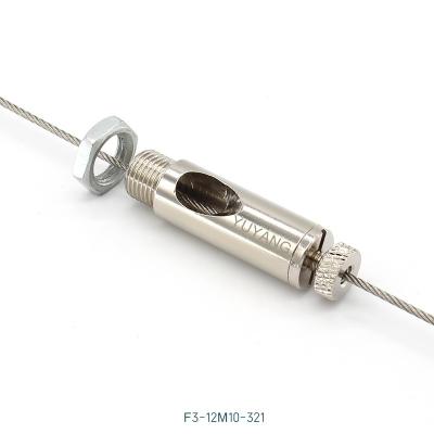 China M10 Thread Pendant Light Cable Gripper 12*40mm Mesh Nut F3-1/8-IP-321 High Stability for sale