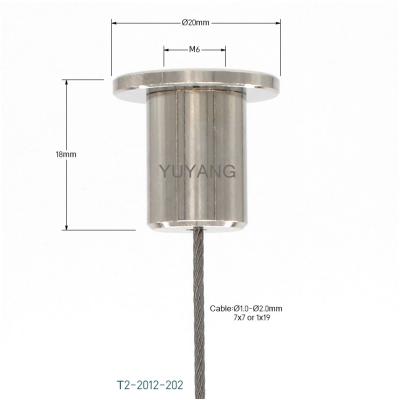 China Nickel Ceiling Light Attachment Customised T2-202 M6 High Precision And Security for sale