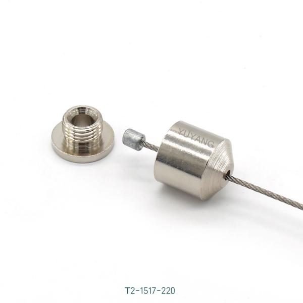 Quality M5 Thread Adjustable Suspension Cable Gripper 1.5mm Suspension Ceiling for sale