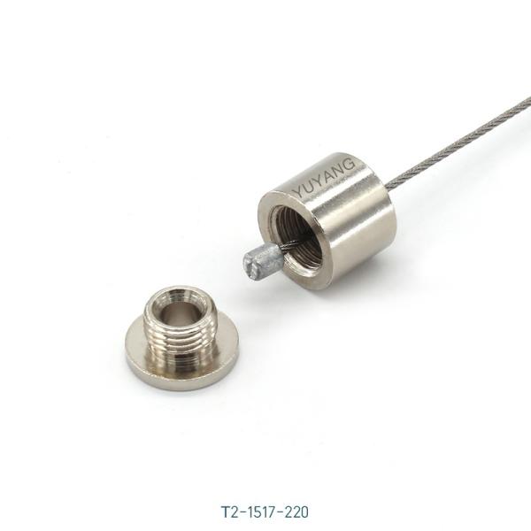 Quality M5 Thread Adjustable Suspension Cable Gripper 1.5mm Suspension Ceiling for sale