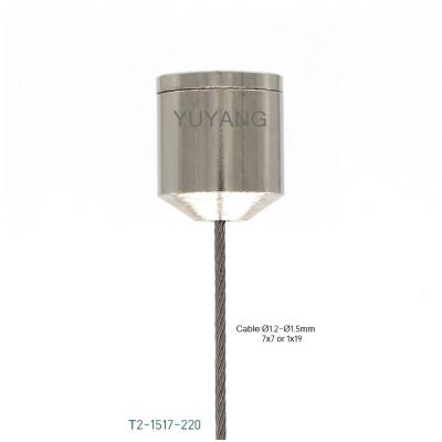 China M5 Thread Adjustable Suspension Cable Gripper 1.5mm Suspension Ceiling Attachment for sale