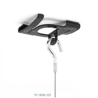 China Black Brass T Bar Twist Clip 5.8mm Hole For Ceiling Grid Supporting Fixings for sale