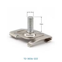 Quality Nickel Plated T Bar Ceiling Clips For 1/4-20 Stud 1mm Thicknesses Long Lasting for sale