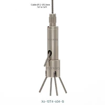 China One Four Steel Hanging Wire System For Plants Potted And Hang Lamps 4 Legs X6-604-S for sale