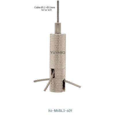China Cross Cable Looping Gripper For 2 Hanging Wire Mesh Pattern Process X6-609 for sale