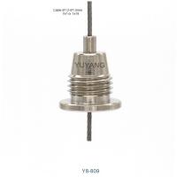 China 1/4-18T Thread Side Exit Cable Gripper 16mm Diameter For Decorative Lighting for sale