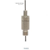 China Mesh Pattern Wire Rope Gripper Pressure Adjustable 9mm Diameter M8 Thread for sale