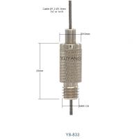 China Mesh Pattern Wire Rope Gripper Pressure Adjustable 9mm Diameter M8 Thread for sale