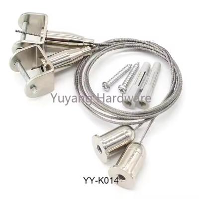 China Wholesale Cable Hanging Kit Adjustable Hanging Light System Hanging Wire for Accostic Panel for sale