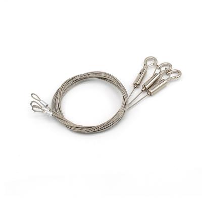 China New Design Picture Hanging Wire  Adjustable Stainless Steel Wire Rope for Mirror Hanging Hardware Light Lamp for sale