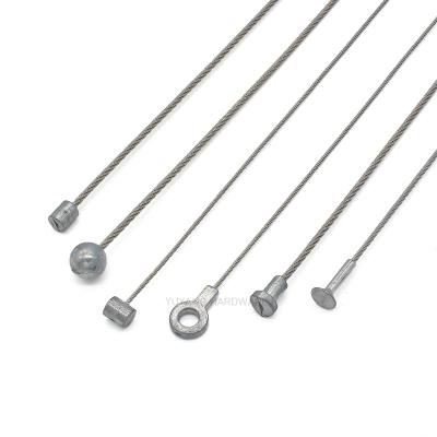 China Steel Cable Assembly 7x19 Galvanized Wteel Wire Rope Sling With Loop for sale
