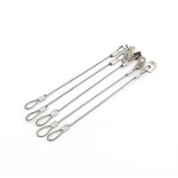 China Custom Cable Assembly Lifting Sling Stainless Steel Wire Rope With Loop for sale