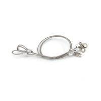 China Custom Cable Assembly Lifting Sling Stainless Steel Wire Rope With Loop for sale