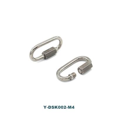 China Stainless Steel and Brass Quick Link Snap Hooks Pet Keychain Hardware for Fabrication Services for sale