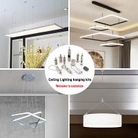 China Hot Sales Ceiling Attachment  Brass Cable Ceiling Suspension System Light Hanging Kit for sale