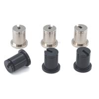 China Black / Polished Nickel Ceiling Attachment Adjustable Ceiling Fixing Inner Thread Cable Gripper For Suspension System for sale