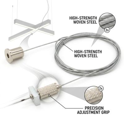 China Outdoor Facility Suspension Cable Gripper Kit 180kg 316 Marine Stainless Steel Weatherproof Canopy Pergola Hanging Set for sale