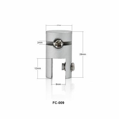 China Custom Aluminium Photo Frame Advertising Light Box Glass Hanger Edge System Cable Clamp for Art Dispaly Hanging for sale