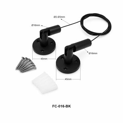 China Wall-to-Wall Banner Hanging System Stainless Steel Cable Tensioner Display Hardware Kit for sale