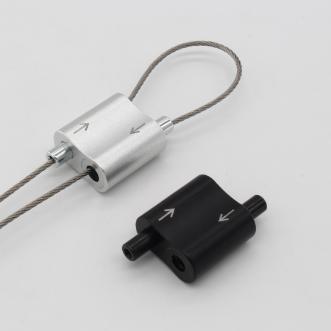 China Heavy Duty Die-Cast Bidirectional Wire Gripper with Double Ball Locking 200kg for sale