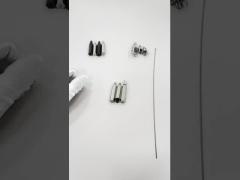 Matte Black Cable Gripper for Retail Signage Displays