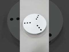 Perforated White Ceiling Canopy Plate Pendant Light Suspension Hardware for Lamps and Cable Hanging