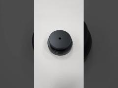 Black Round Ceiling Canopy Cover Cable Entry Mounting Hardware for Lamps and Cable Hanging