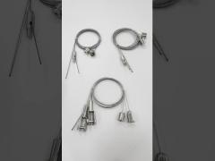 Ceiling Cable Hanging Assembly Kit Wire Rope Hanging Assembly for Lights Signs and Displays