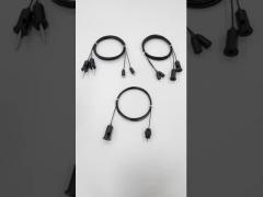 Matte Black Cable Gripper for Sleek Retail Displays
