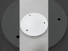 White Round Ceiling Cover Plate Cable Mounting Plate for Ceiling Lamps Signs and Hanging Displays