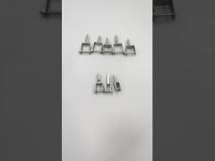 Slim Rectangular Wire Gripper Self Locking Cable Hanging Connector for Ceiling Display Suspension