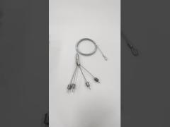 Round Ring Cable Hanging Set Wire Suspension Set for Architectural Lighting and Retail Displays