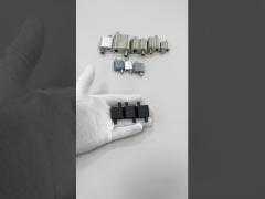 Black Rectangular Cable Lock Adjustable Cable Lock for Lamp Fixtures and Sign Suspension Systems