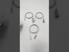 Circular Wire Hanging Hardware Set Wire Suspension Set for Lighting Sign Panels and Display Hanging
