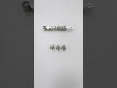 Gold Tone Round Cable Gripper Adjustable Cable Lock for Sign Panels and Pendant Light Hanging