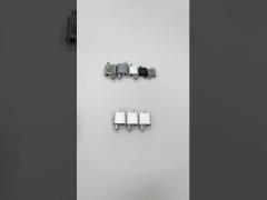 Compact Black Wire Rope Lock Quick Release Wire Lock for Sign Panels and Pendant Light Hanging