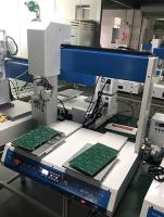 China Dual Table 250x300mm Automatic PCB Soldering Machine with 0.5S per Point and 550°C Temperature Range for sale