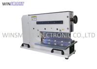 China Linear Blade Guillotine PCB V Cut Machine 400mm Cutting Length Pneumatic Depaneling for sale