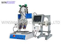 China Desktop Automatic Soldering Machine Dual Head Robot Soldering 300x300x80mm Stroke 0-500C for sale