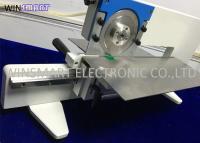 China Manual Control V Cut PCB Depaneling Machine 330mm Cutting Length Circular Linear Blade for sale