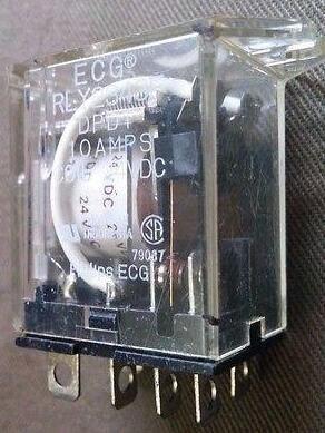 China ECG RELAY RLY2343F DPDT 10AMPS COIL 24 VDC NORITSU MINILAB for sale