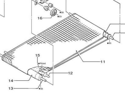 中国 323D966312A 323D966312 323D966312B富士Frontier 330 340 Minilab Spare Part Dryer Belt 販売のため