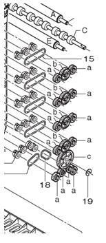 中国 富士330 340 350 370 550 500 Minilab Part number 388D1060242C 388D1060242 A388D1060242C Spring Tension 550 Minilab No.8 販売のため